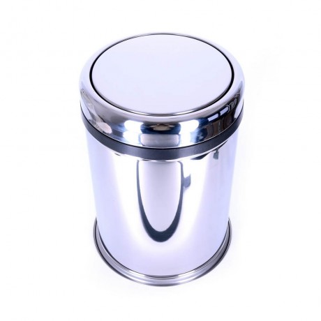 8 л блестящ инокс кош за отпадъци с масивен люлеещ капак HORECANO купи в интернет - магазин ...